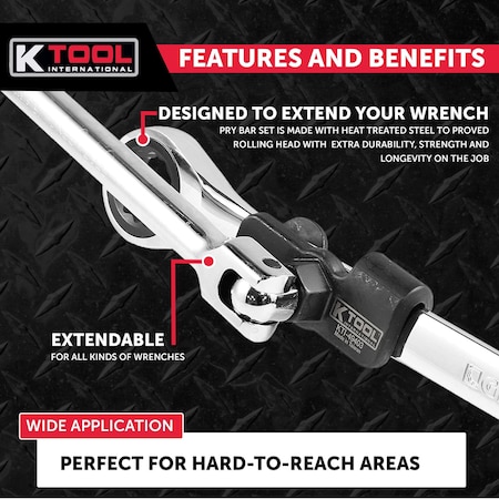 K TOOL INTERNATIONAL Universal Wrench Extender Adaptor (SF-3138) | Zoro